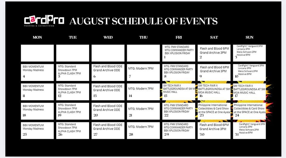 Cardpro PH - Your Hobbies, Our Profession.